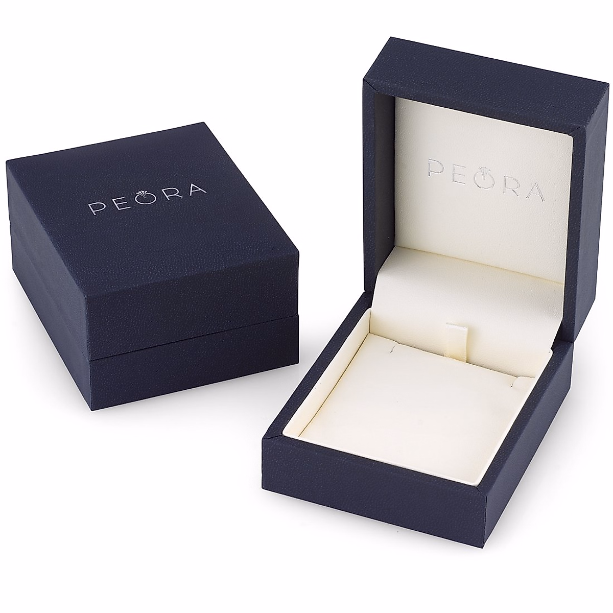 PEORA Aquamarine and Diamond Pendant for Women in 14K White Gold, 1.54 Carats Genuine and Natural Oval Shape Gemstone