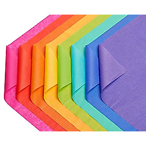 American Greetings Bold Colored Tissue Paper for Birthdays, Easter, Mother's Day, Father's Day, Graduation, and All Occasions (40-Sheets)
