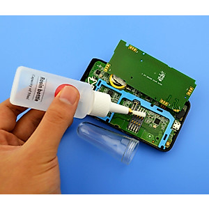 SHAOTONG 6Pcs Squeeze Bottle with 14Pcs Dispensing Needles and 1Pc Dispensing Brush and 12Pcs Cap (30ml+50ml+100ml)