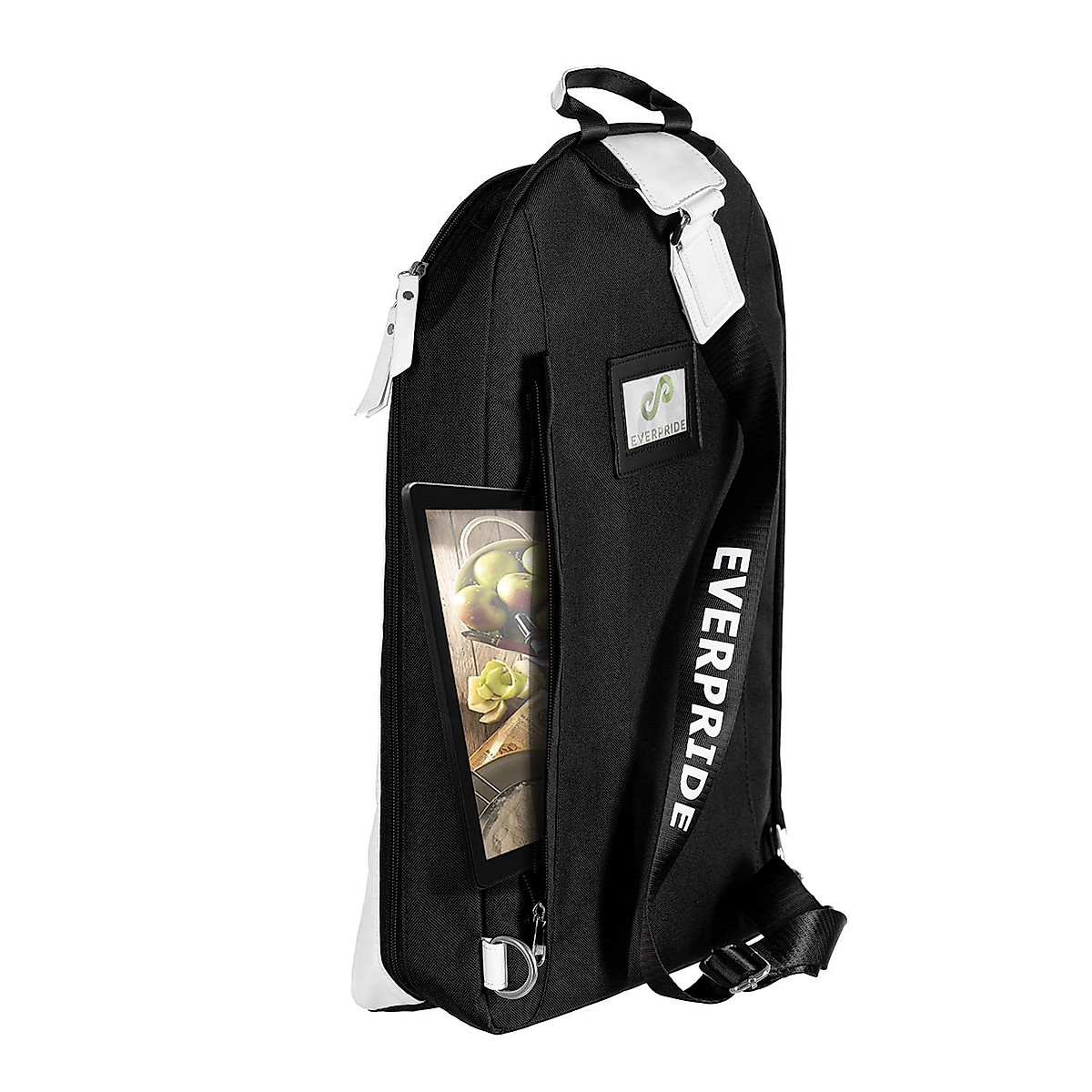 EVERPRIDE Chef Knife Bag (19 Slots) Holds 15 Knives PLUS 4 Zipper Compartments for Cooking Tools, Tablets and More - Lightweight Backpack for Chefs and Culinary School Students (Bag Only)