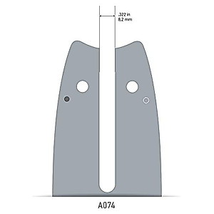 Oregon 16-Inch Replacement Chainsaw Bar and S55 AdvanceCut Chainsaw Chain Combo, 55 Drive Links, Pitch: 3/8" Low Vibration, .050" Gauge (105668),Grey