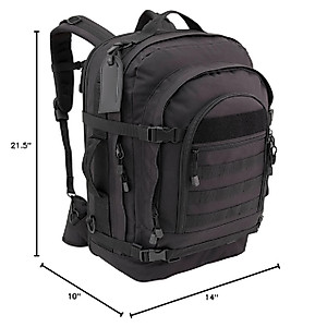 Mercury Luggage Blaze Bugout Bag Backpack, Black