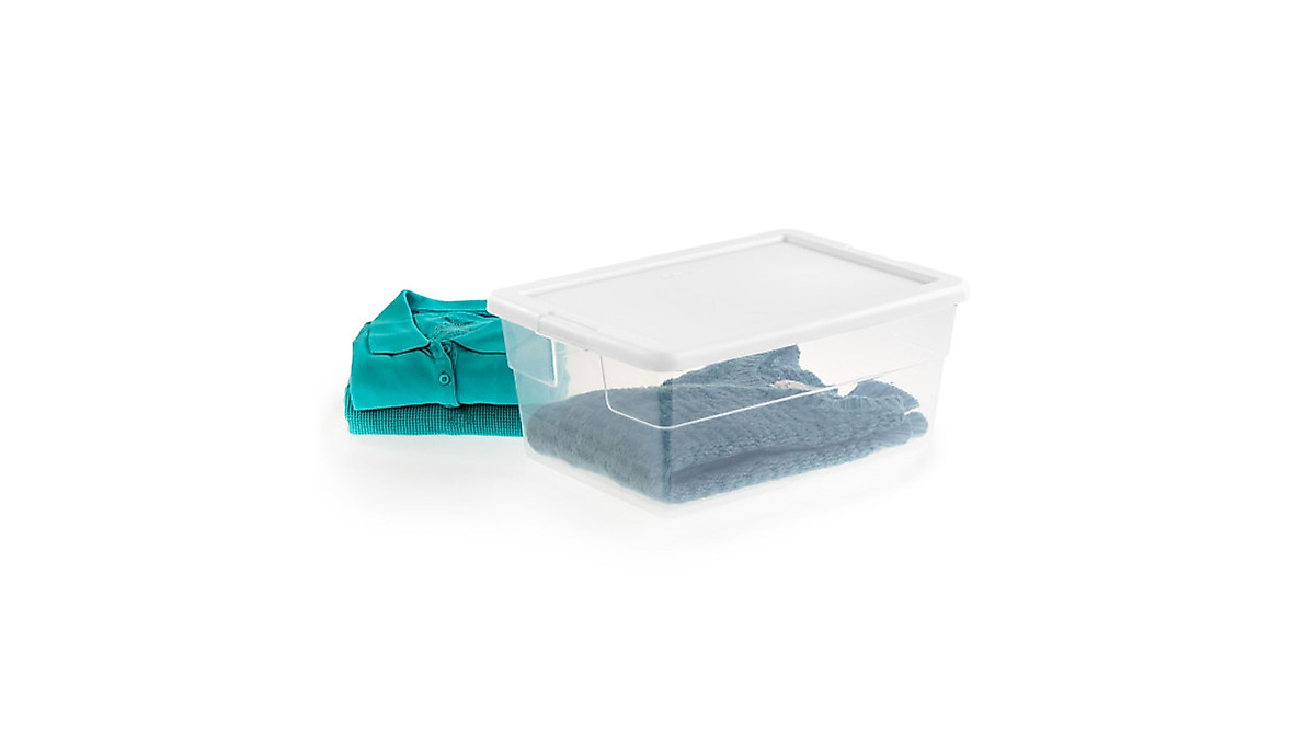 Sterilite 16 Quart Storage Boxes - 12-Pack for Home & Garage
