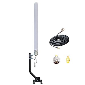 SignalPlus Omni Directional Cellular Cell Phone Antenna Outdoor 4G LTE Antennas for Cell Phone Booster/WiFi 4G LTE Router Support All USA/Canada Carriers T-Mobile
