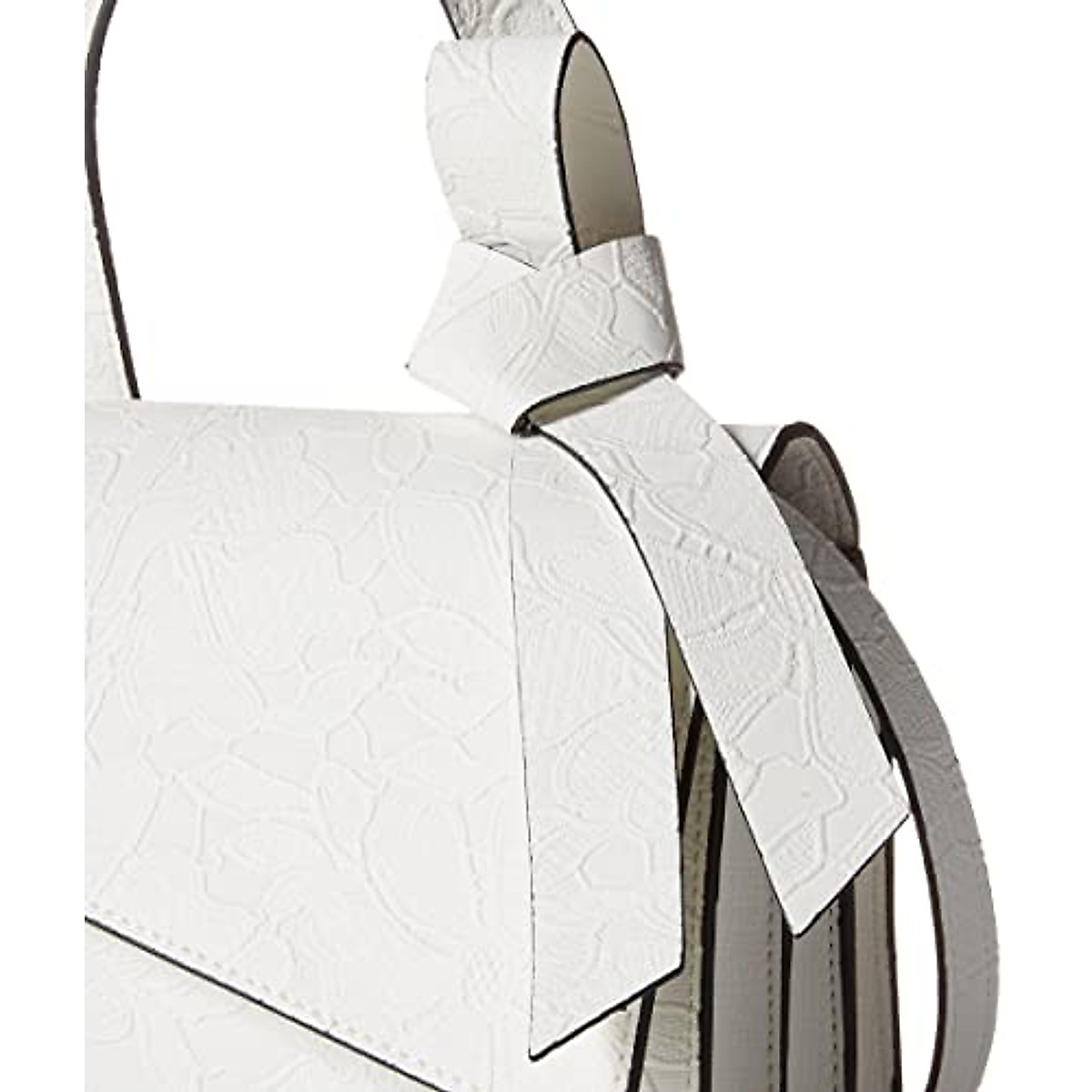 Karl Lagerfeld Paris womens Chantelle Cross Body, Winter White Iris, One Size US
