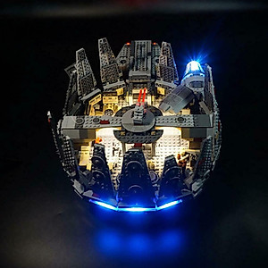 toyofmine Light Set Led Light kit Compatible for Lego 75105 (Star Wars Millennium Falcon) ,Building Blocks Model, (NOT Included The Model)