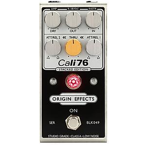 Origin Effects Cali76 Stacked Edition Compressor Pedal - Inverted Black