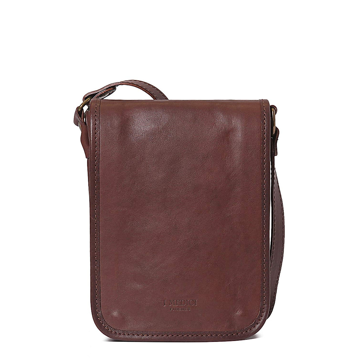 I Medici Varese Small Crossbody Purse in Chocolate
