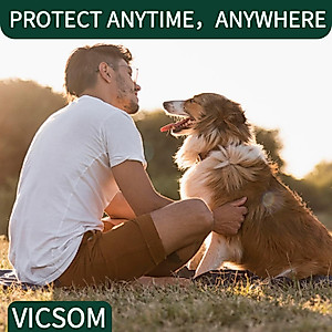 4 Pack Flea Collar for Dogs, Dog Flea and Tick Collar Glow in Dark, 8 Months Flea and Tick Prevention for Dog, Waterproof Adjustable Natural Tick and Flea Collar for Small Medium Large Dog Puppy-Pink