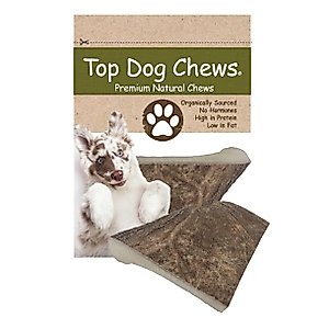 Top Dog Chews – Moose Antler, Premium, Grade A, Moose Antler for Large, Medium or Small Dogs, Natural, Long Lasting Dog Chew for Aggressive Chewers, 1 Pack