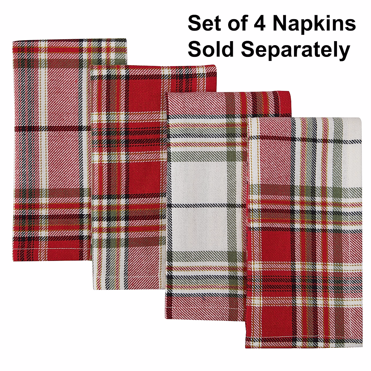 Newbridge Christmas Sully Tartan Plaid 60 x 84 Inch Oval Fabric Tablecloth, 100% Woven Cotton Holiday Table Cover for Dining Party, Buffet and Banquet