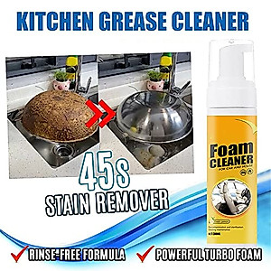 DIZHIGE 30/100ml Neat Freekz Multi-Purpose Foam Cleaner, Neat Freekz Foaming Cleaner, Amplesunshine Powerful Stain Removal Kit, Foam Cleaner for Car And House (30ml, 3pcs)