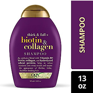 OGX Thick & Full + Biotin & Collagen Shampoo, 13 Ounce