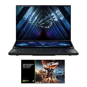 EXCaliberPC 2023 ASUS ROG Zephyrus Duo 16 GX650PY-XS97 (AMD Ryzen 9 7945HX, 32GB RAM, 2TB NVMe SSD, RTX 4090 16GB, 16" QHD+ 240Hz 3ms, Windows 11 Pro) Gaming Laptop