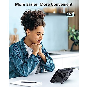 FNTCASE for iPhone 11 Phone Case: for iPhone XR Case with Kickstand & Holster Shockproof Military Grade Protective Cover - Dual Layer Full Protection Sturdy Matte Textured Drop Proof - 6.1 Inch Black