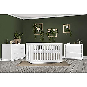 Dream On Me Evolur Maddox Modern Crib, Weathered White