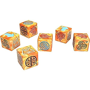 Avatar The Last Airbender Premium Dice Set | Collectible d6 Dice | Custom Dice with Collectible Tin Case | Officially Licensed 6-Sided Dice
