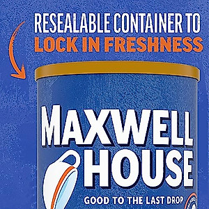 Maxwell House Dark Roast Ground Coffee (10.5 oz Canister)