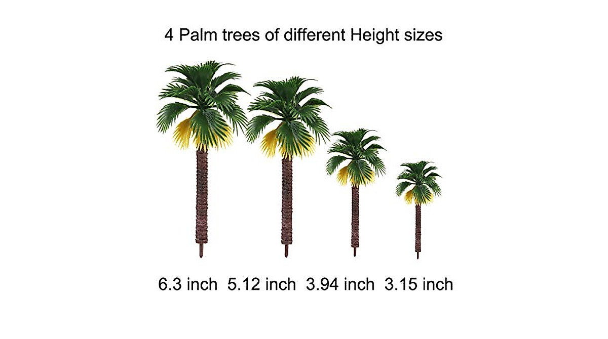 12 Pack Model Trees for Diorama, Train Scenery & Landscape