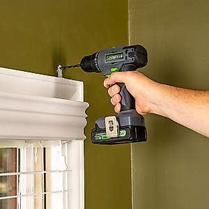 Genesis G20MAX 20V Cordless Drill with Battery and Charger 2-Speed 3/8" Keyless Chuck, 300 in-lb Torque, 23+1 Clutch Settings, 2 Year Warranty