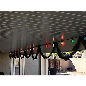 Alumahangers Flat 3" (24PK) Plastic Alumahooks for Insulated Covers. Made in The USA. Great for String Lighting and Light Weight Decorations.