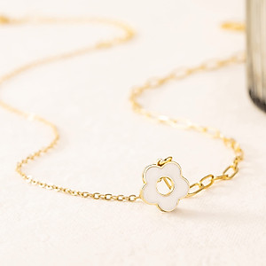 LANE WOODS Dainty Gold Necklaces: Pendant Necklace for Women Trendy Long Gold Plated Cute Choker Necklaces for Women Mom Female FriendTrendy Jewelry Gifts