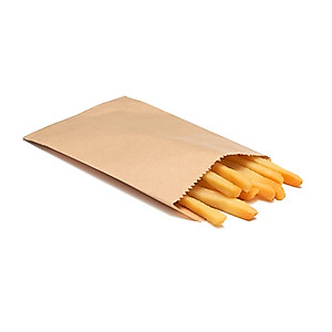 100-pack 3x5 Inches Natural Kraft Paper Bags for Bakery Cookies Treats Snacks Sandwiches Popcorn Small Gift bag