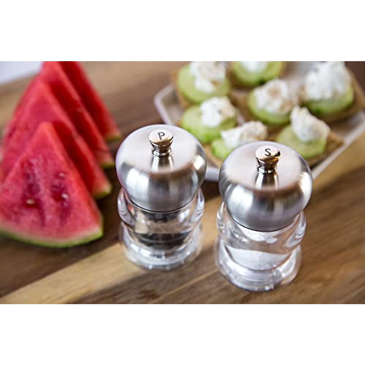 Cole & Mason H307091P Precision Ascot Pepper Mill 100 mm, Transparent/Silver