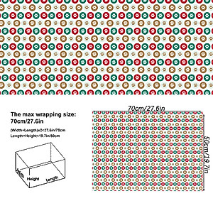 Dtiafu Paw Print Wrapping Paper - 10 Sheet Funny Christmas Dog Cat Paw Gift Wrap for Holiday Birthday Baby Shower