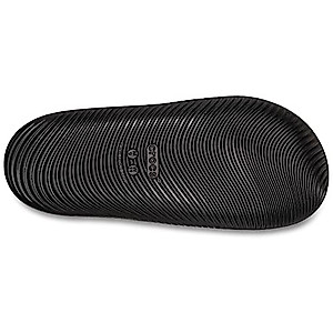 Crocs Unisex Mellow Slides Sandal, Black, 6 US Men