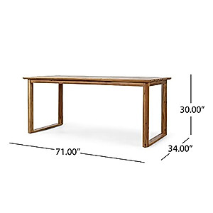 Christopher Knight Home Nibley Dining Table, Teak