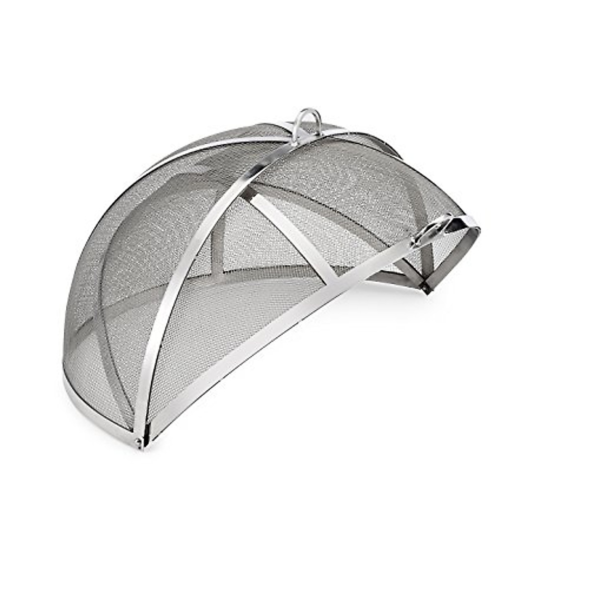 Good Directions 774SS Heavy Duty Fire Pit Spark Screen with Lifter Hinged for Easy Access, 25 Inch, Stainless Steel