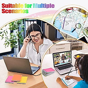 EOOUT 16 Pack Small Notebooks 3x5, Spiral Notepads Pocket Notebook, Memo Pads, 8 Colors, 50 Sheets Per Notebook for Home, Office, School, Gifts