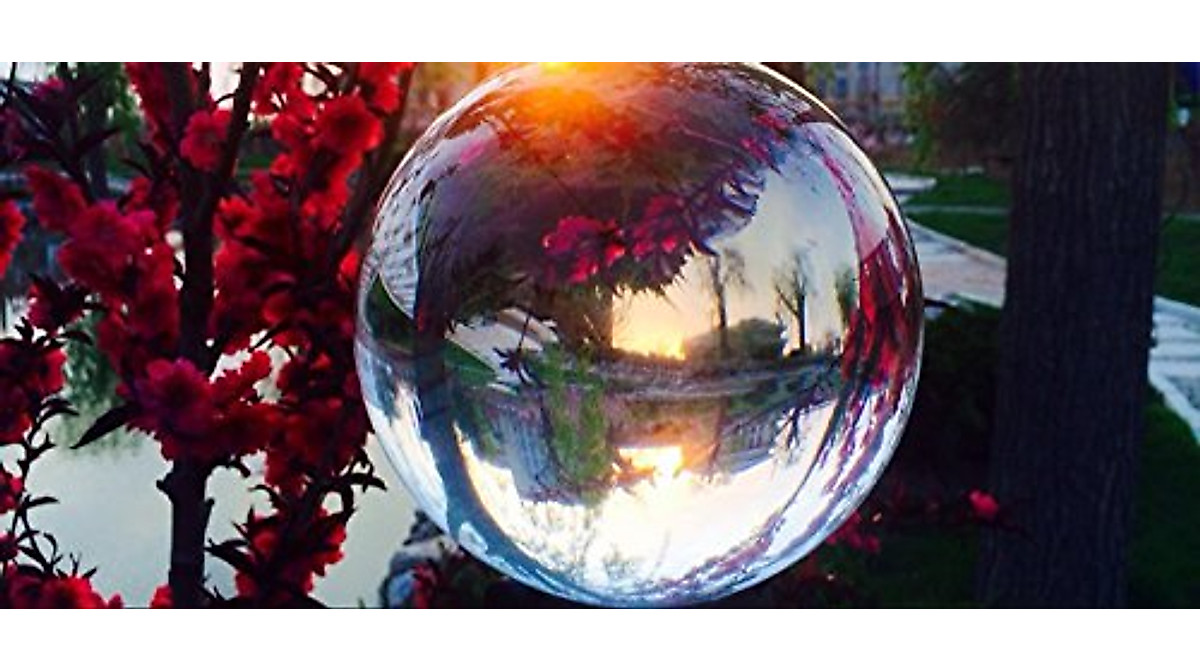 LONGWIN 150mm Crystal Ball with Stand for Divination