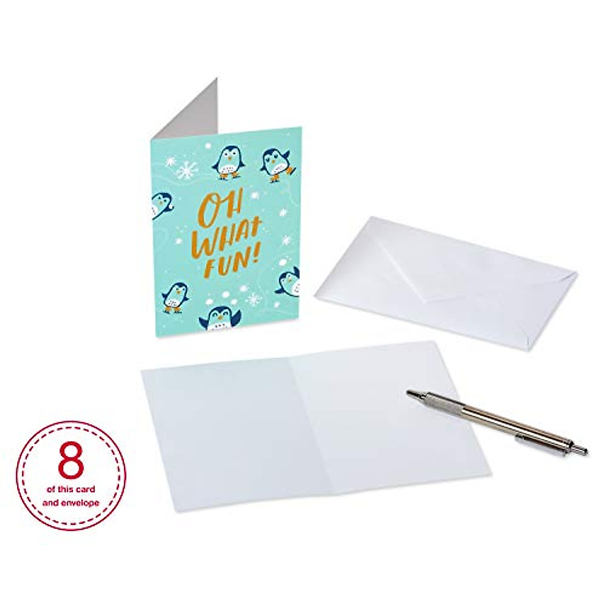 American Greetings Holiday Cards with Envelopes for Christmas, New Years and More, Cute Animals (48-Count)