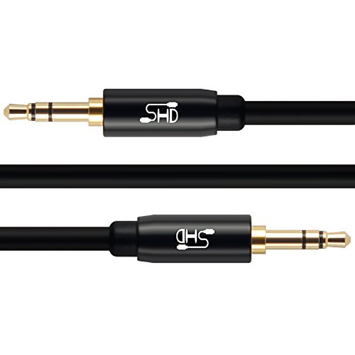 Aux Cable,SHD 3.5mm Audio Cable Aux for Car Auxiliary Audio Stereo Cable 3.5mm Cord Premium Sound Dual Shielded with Gold Plated Connectors-3Feet