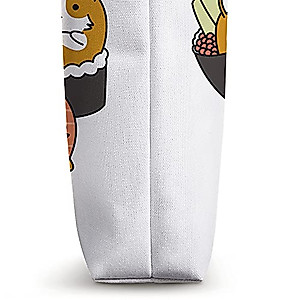 Ramen Sushi Corgi Dog Tote Bag