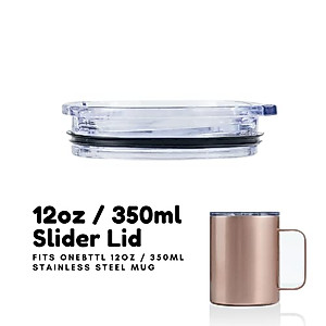 Onebttl Replacement Lid, Leak Proof Tumbler Cap, Replace Lost or Damaged Lids, BPA Free