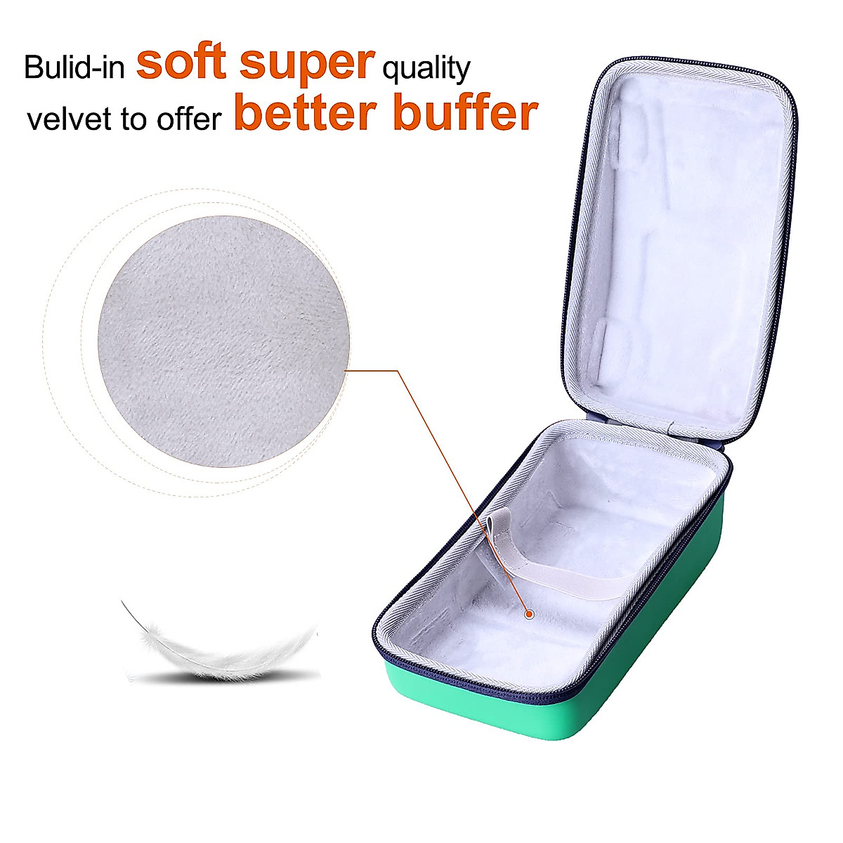 L LTGEM Storage Case for Mario Kart Live: Home Circuit -Luigi Set - Nintendo Switch Luigi Set Edition - Travel Protective Carrying Bag(Green)