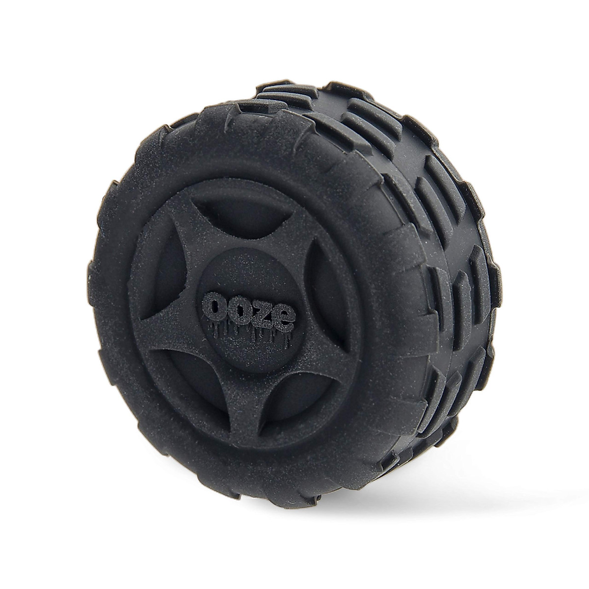 Ooze Silicone Round Non-Stick Jar - 8ml, Black, Single Pack - Dishwasher & Microwave Safe, Airtight, Non-Stick, Concentrates, Dabbing