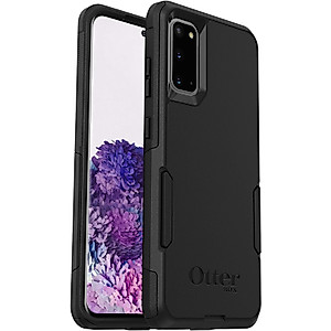 OtterBox Commuter Series Case for Samsung Galaxy S20 & S20 5G (NOT Other S20 Models) Non-Retail Packaging - Black