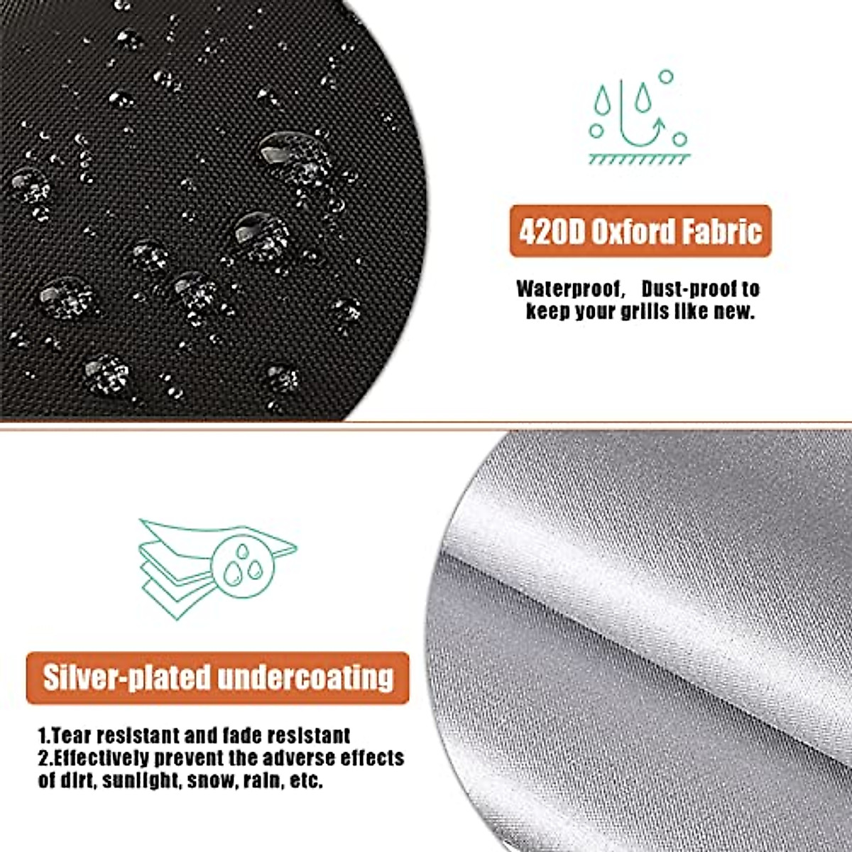 Aidetech Outdoor Grill Cover Compatible for Ninja OG701/OG700 Woodfire Grills,7-in-1 Master Grill Cover, Waterproof, Drawstring Design All Season Protection Cover-Black (24.8 x 20 x 13inch)