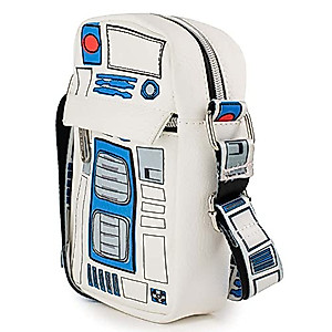 Star Wars Bag, Cross Body, R2-D2, Bounding, Vegan Leather 8.0" x 6.5"