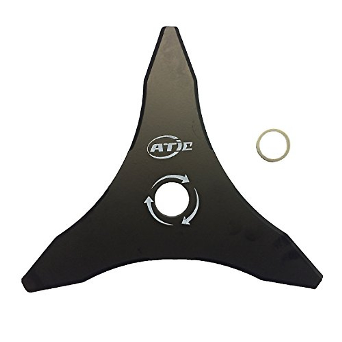 ATIE 10" x 3T 10-inch x 3 Teeth Steel Brush Cutter Trimmer Weed Eater Blade (1 Pack)