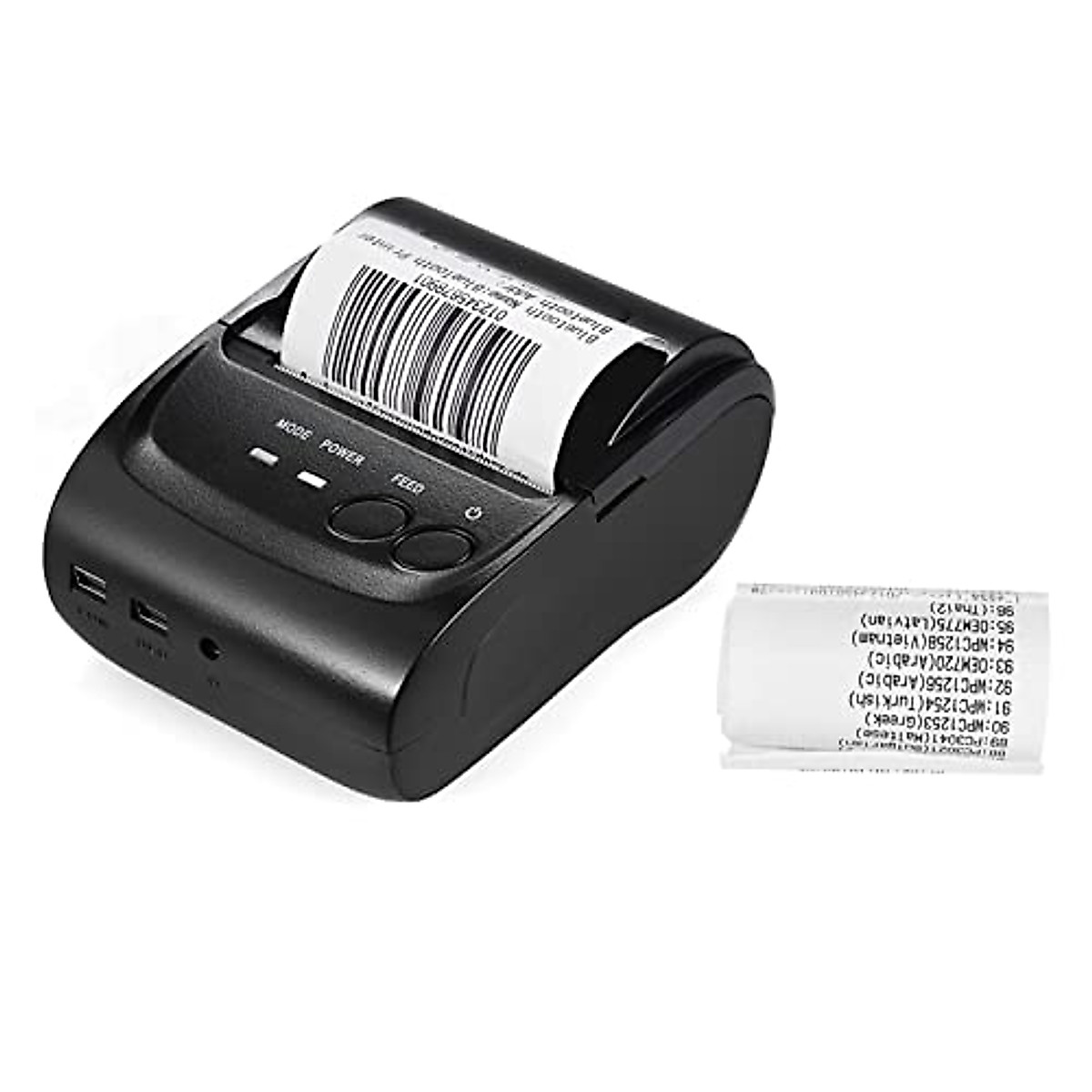 LAOJIA POS-5802DD Mini Portable Wireless USB Thermal Printer Receipt Ticket POS Printing for iOS Android Windows