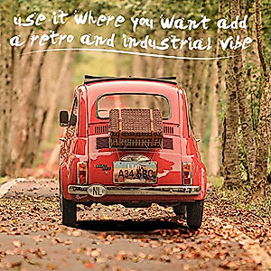 12 Pieces Vintage State License Plates for Decoration Tin Signs Vintage US State Number Tags Metal Vintage Automotive Signs for Man Cave Garage Bar Home Wall Decor, 6 x 12 Inch