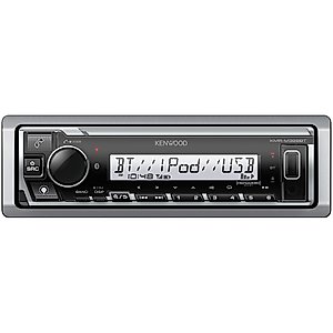 Kenwood KMR-M328BT Marine Digital Media Receiver with Alexa and Built in Bluetooth (Does NOT Play Cd's)