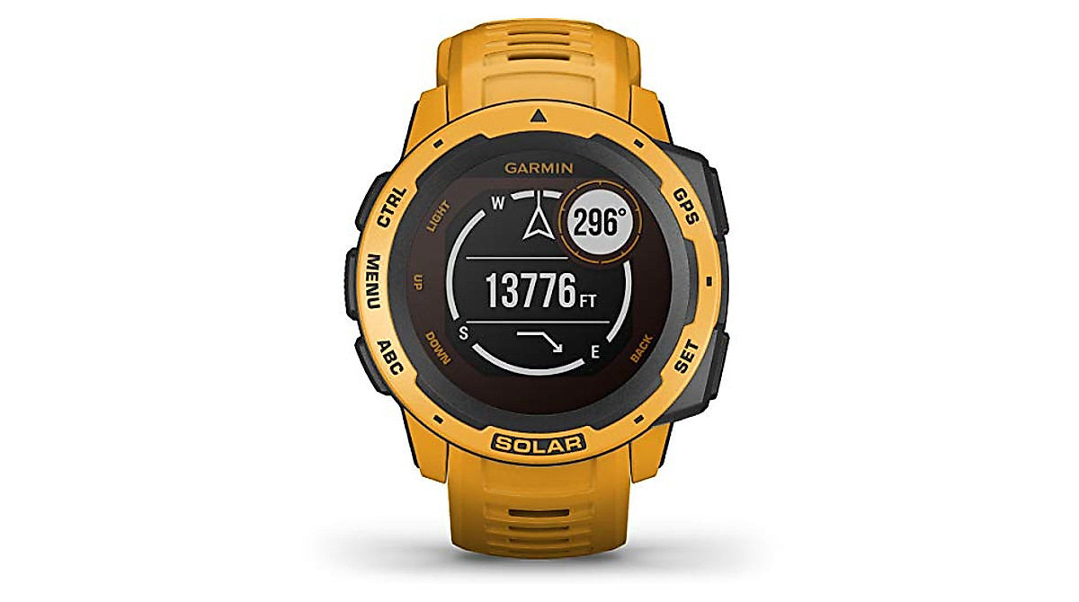 Garmin Instinct Solar, Rugged Outdoor Smartwatch with Solar Charging ...