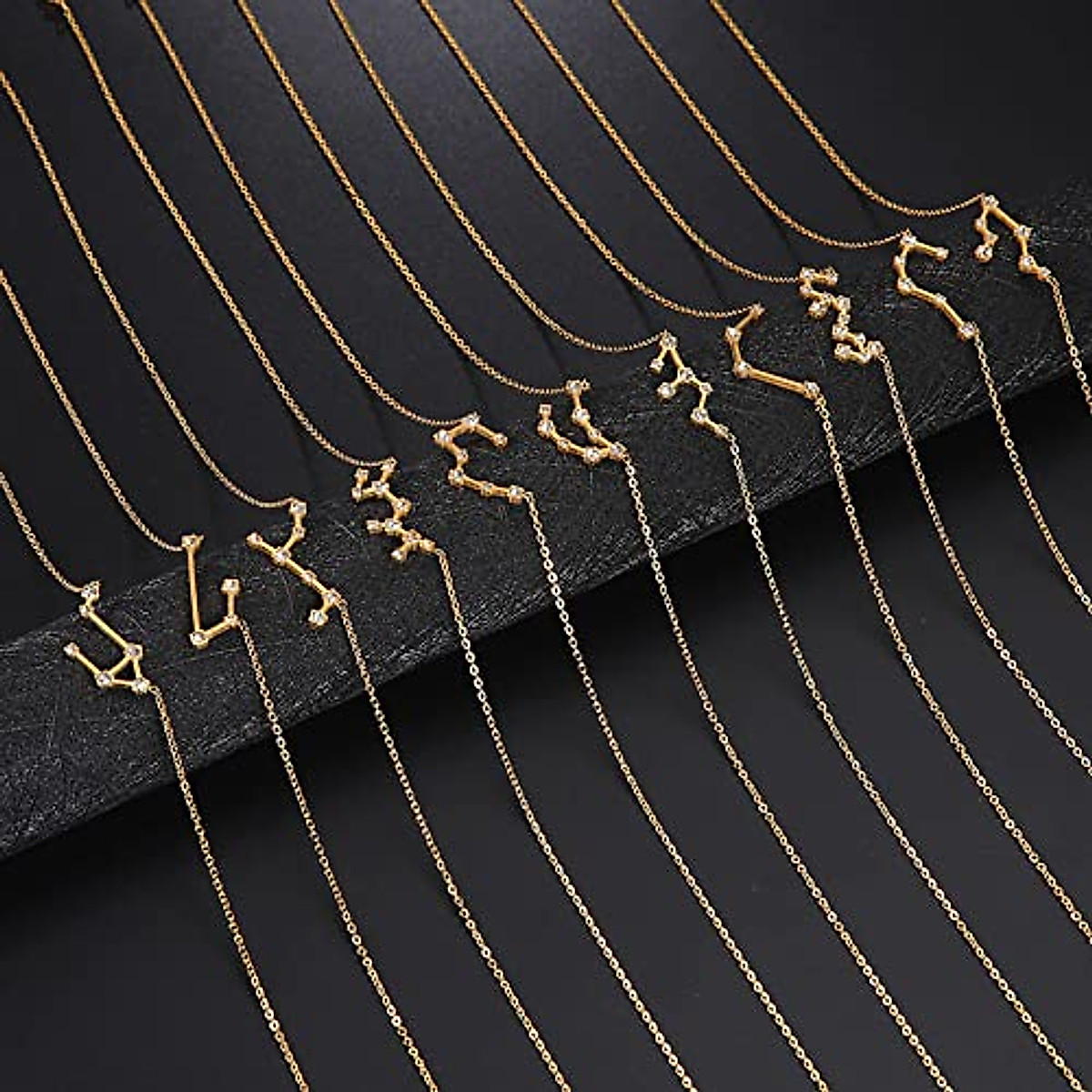 Taurus Zodiac Necklace - Gold Taurus Gift for Birthday or Christmas