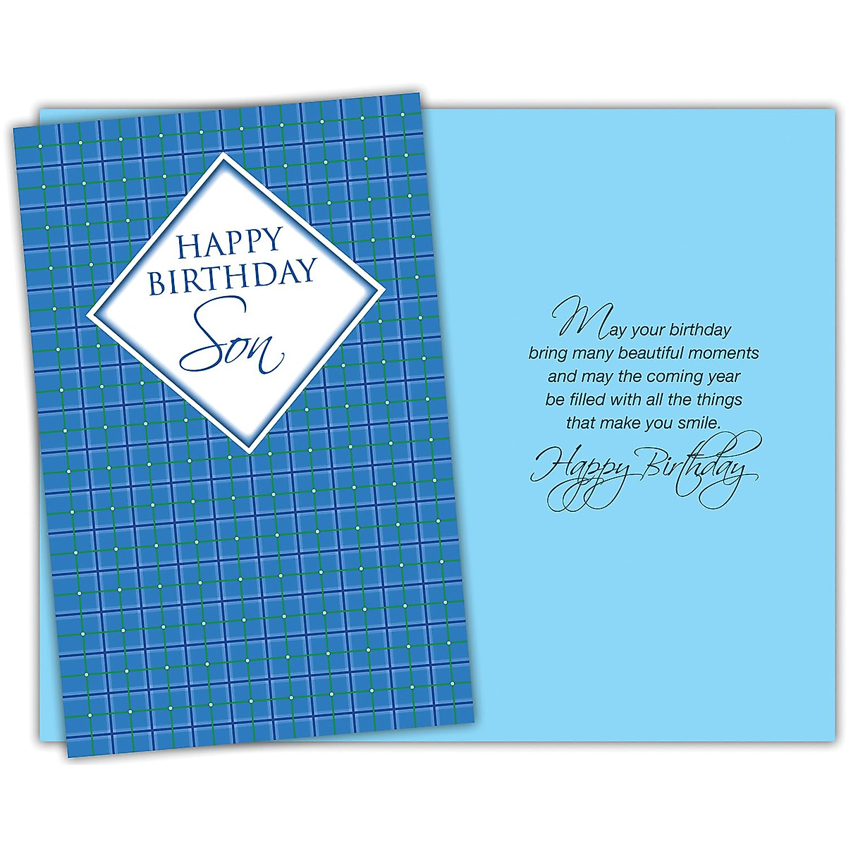 Chuck's Card-O-Rama - Son Birthday Card - MADE in USA - Excellent Card Stock, Envelope Included - 5" x 7.75" - Packaged in Extra Sturdy Mailer - 95584 - Perfect Greeting Card